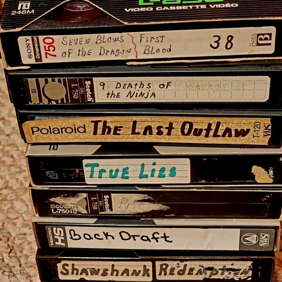 Media | Vintage Betamax Tapes Movie Collection | Poshmark
